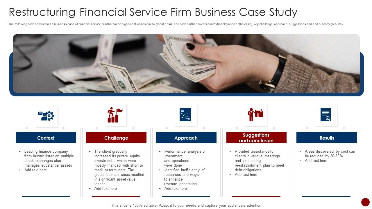 Restructuring Financial Service Firm Business Case Study Professional PDF