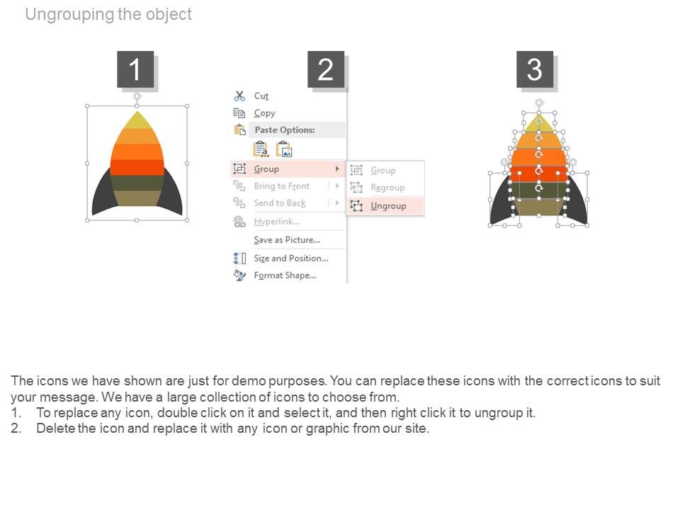 Rocket Diagram To Define Business Vision PowerPoint Slides