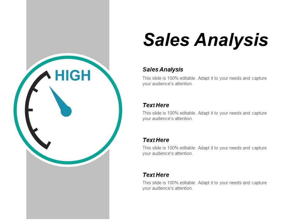 Sales Analysis Ppt PowerPoint Presentation Ideas Layout Ideas Cpb