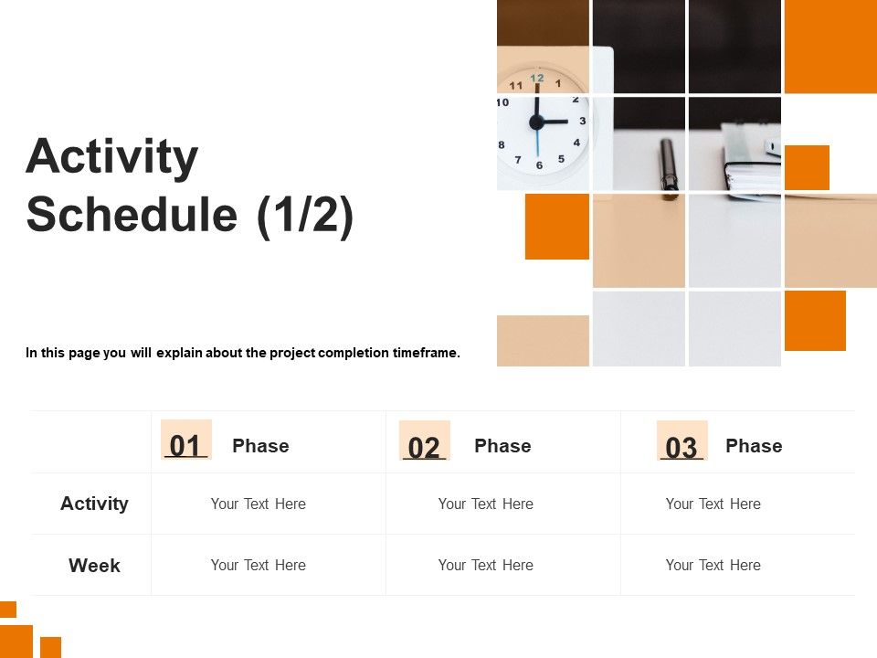 Sample Of Business Plan Activity Schedule Week Ppt PowerPoint ...