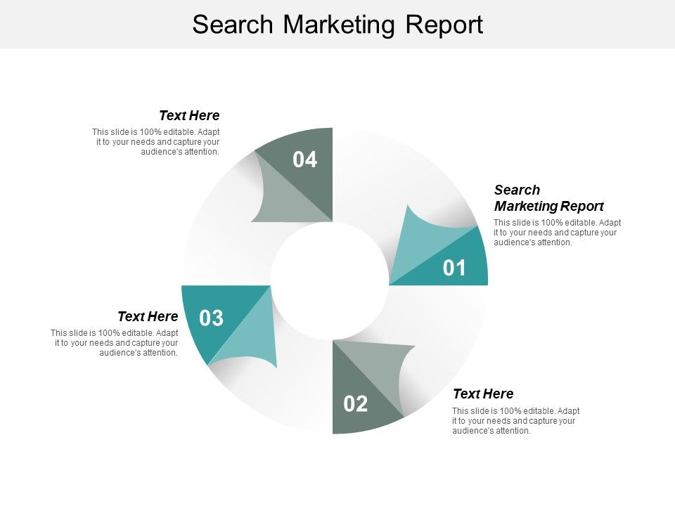 Search Marketing Report Ppt Powerpoint Presentation Styles Maker Cpb