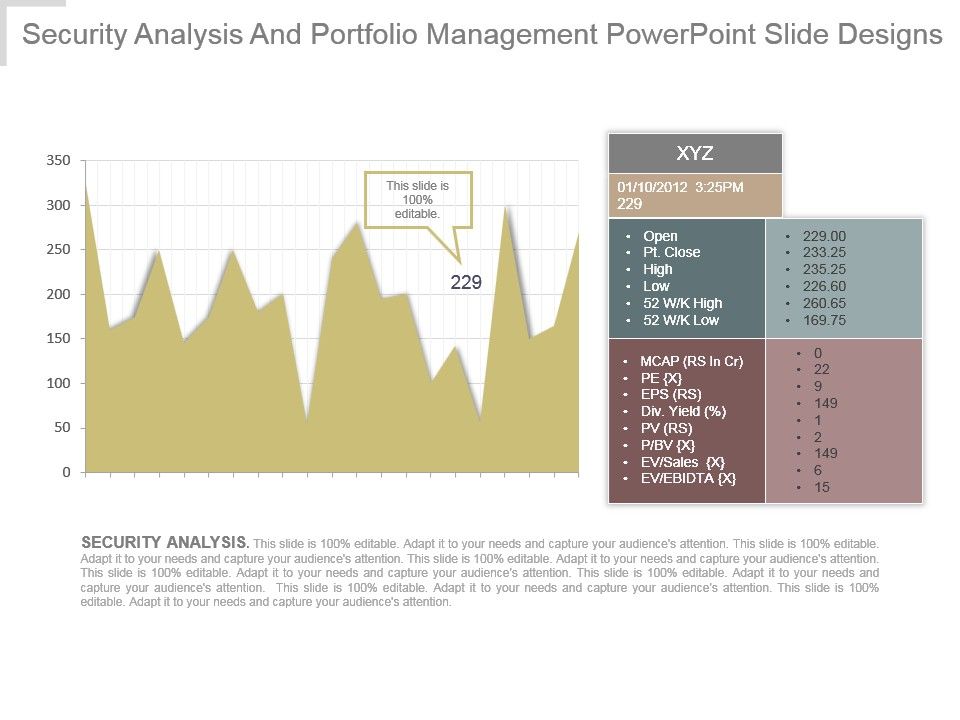 Security Analysis And Portfolio Management Powerpoint Slide Designs