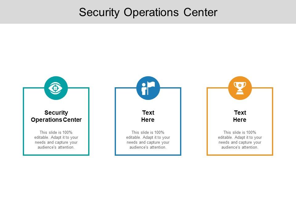 Security Operations Center Ppt Powerpoint Presentation Gallery Template