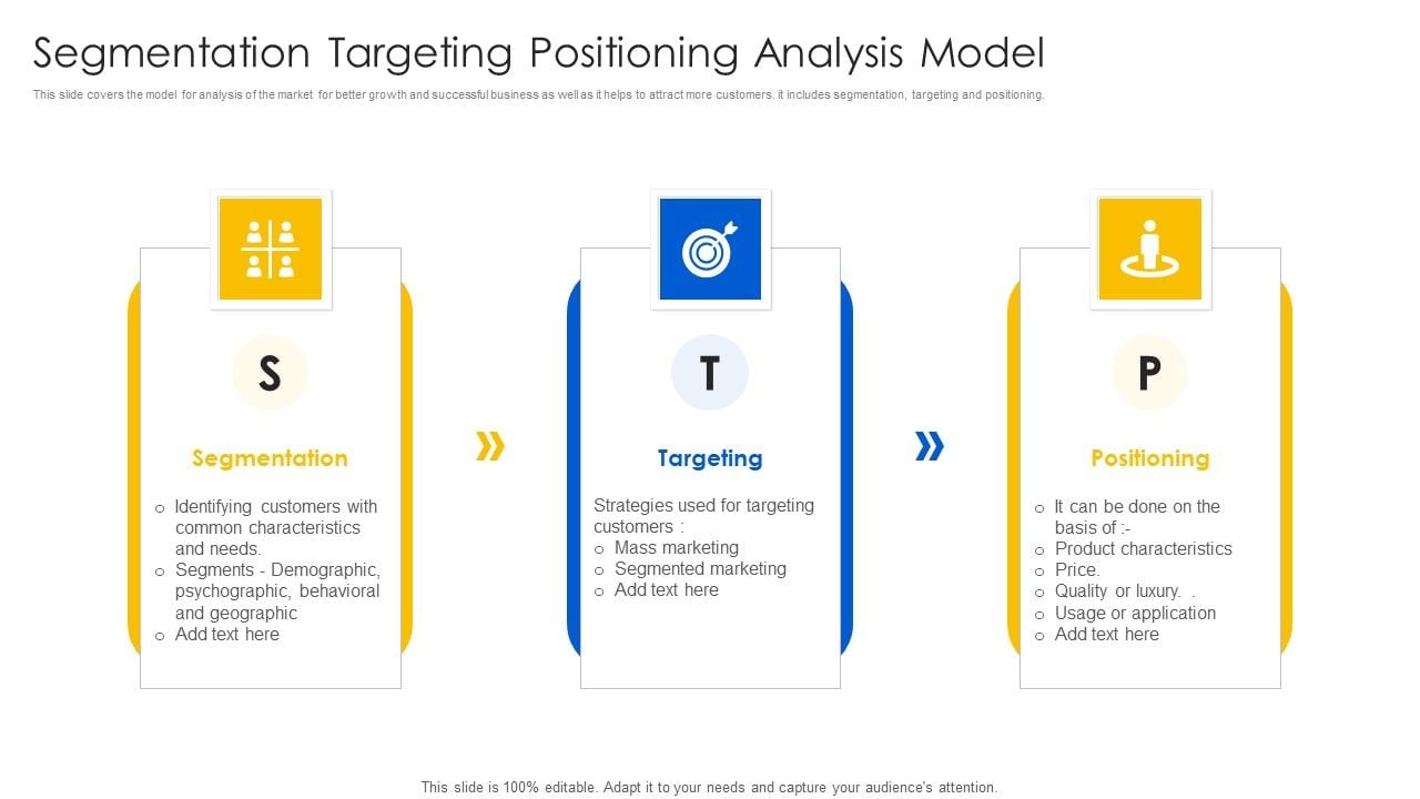 Segmentation Targeting Positioning Analysis Model Professional Pdf