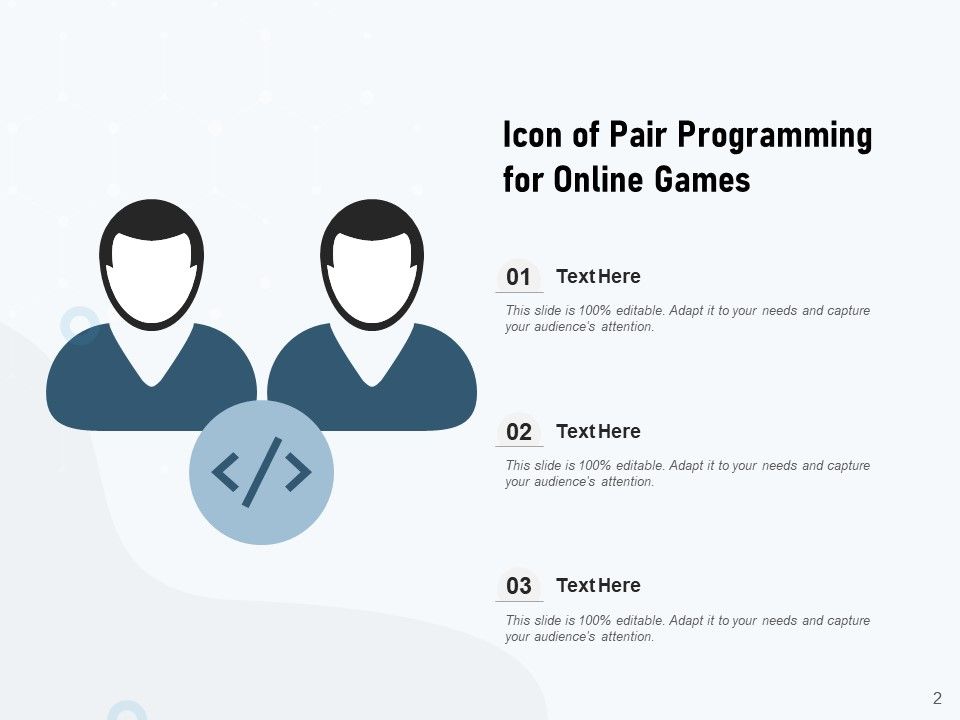 Set Of Two Online Games Pair Programming Ppt PowerPoint Presentation ...