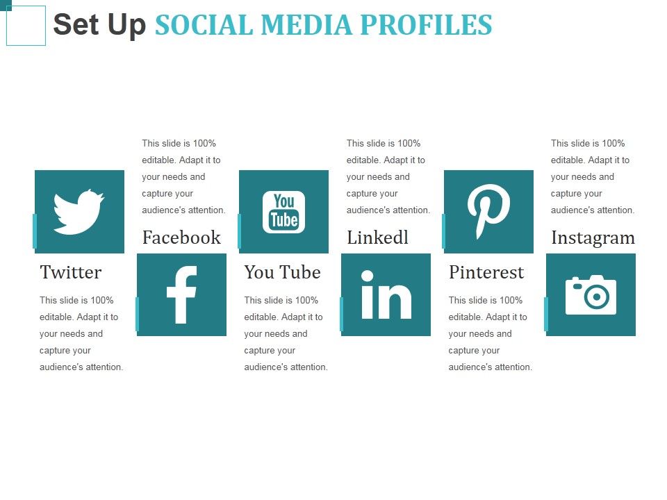 Set Up Social Media Profiles Ppt PowerPoint Presentation Visual Aids ... Set Up Social Media Profiles Ppt PowerPoint Presentation Visual Aids ...