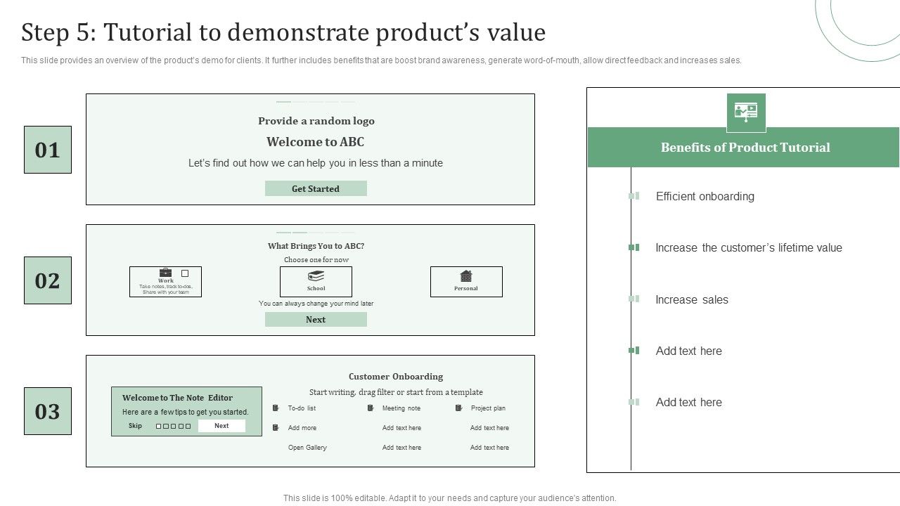 Standard Approaches For Client Onboarding Journey Step 5 Tutorial To Demonstrate Ideas Pdf