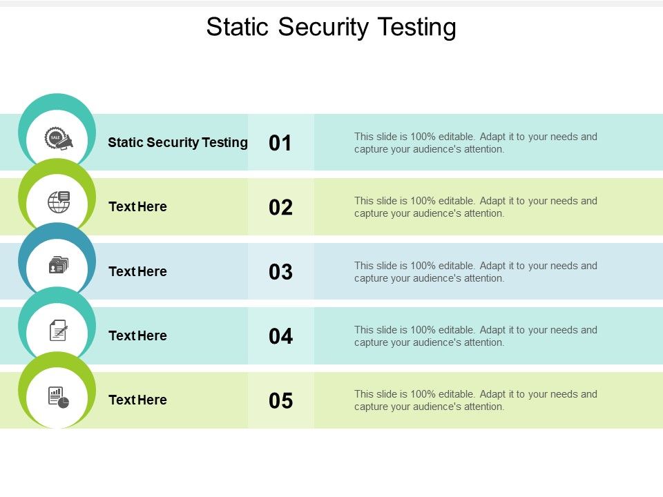 Static Security Testing Ppt PowerPoint Presentation Professional ...