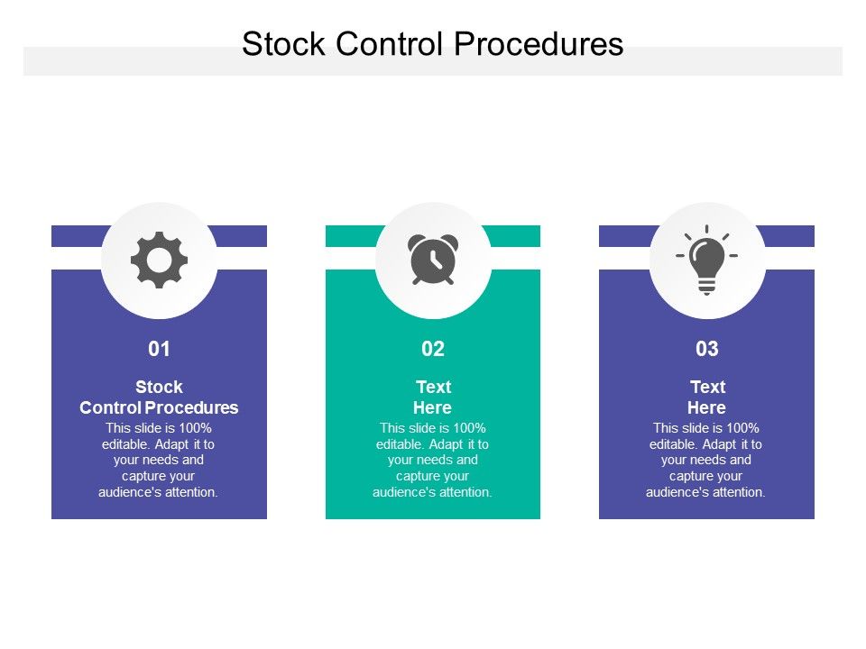 Stock Control Procedures Ppt PowerPoint Presentation Files Cpb