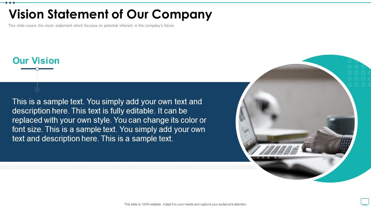 Strategic Business Plan Effective Tools Vision Statement Of Our Company Por