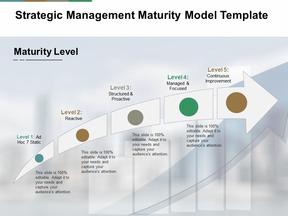 Strategic Management Maturity Model Template Ppt PowerPoint ...