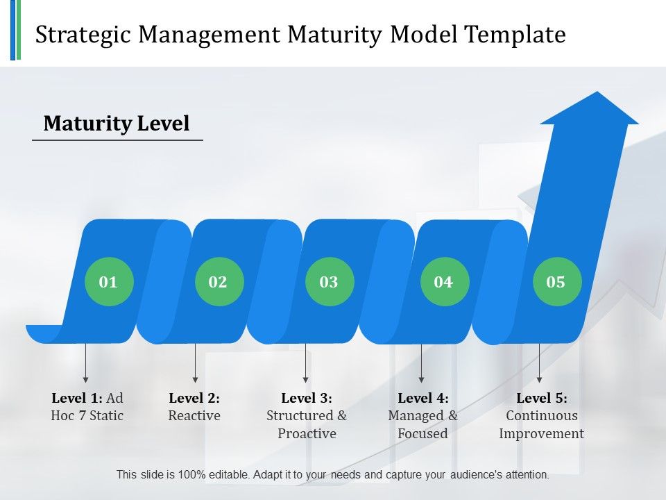 Strategic Management Maturity Model Template Ppt PowerPoint ...