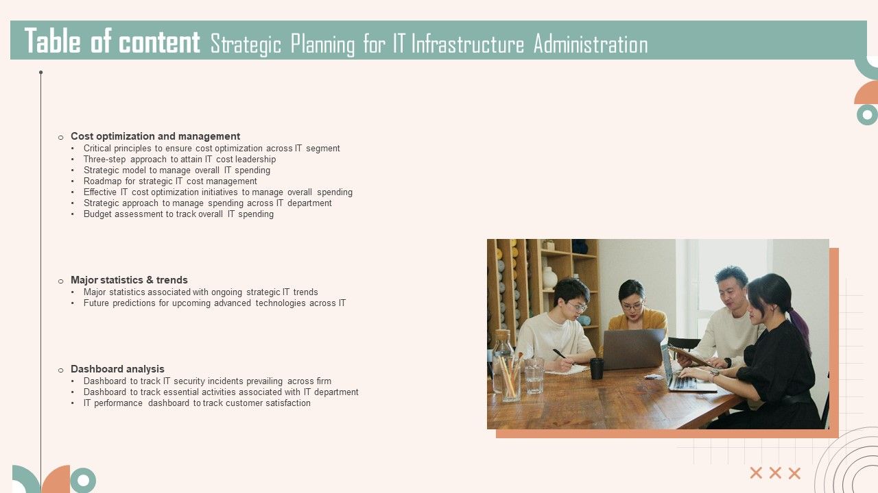 Table Of Content Strategic Planning For IT Infrastructure ...