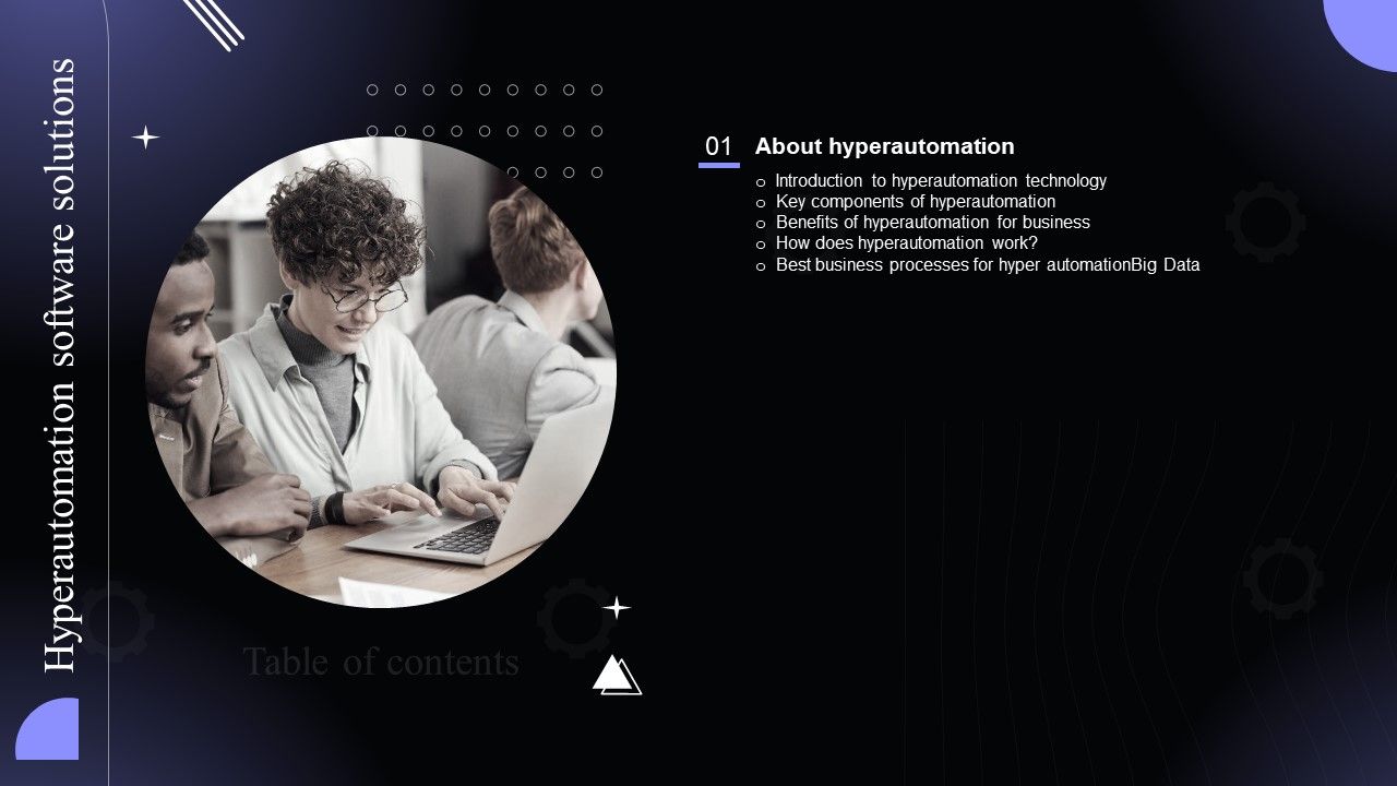 Table Of Contents Hyperautomation Software Solutions Themes Pdf