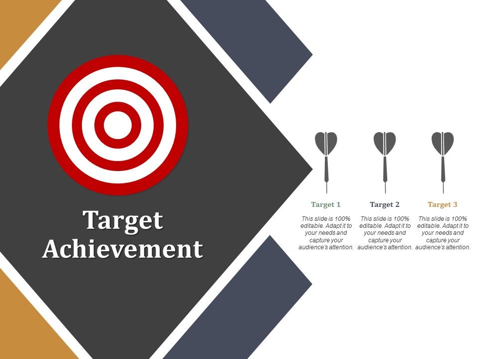 Target Achievement Ppt PowerPoint Presentation Show Master Slide
