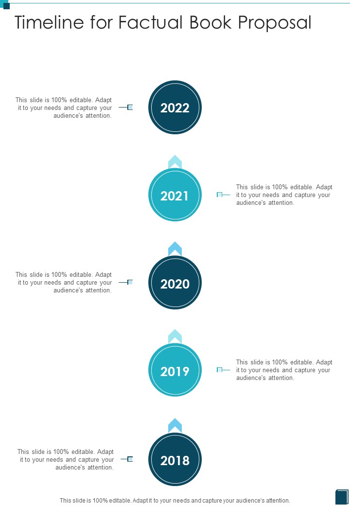 Timeline For Factual Book Proposal One Pager Sample Example Document