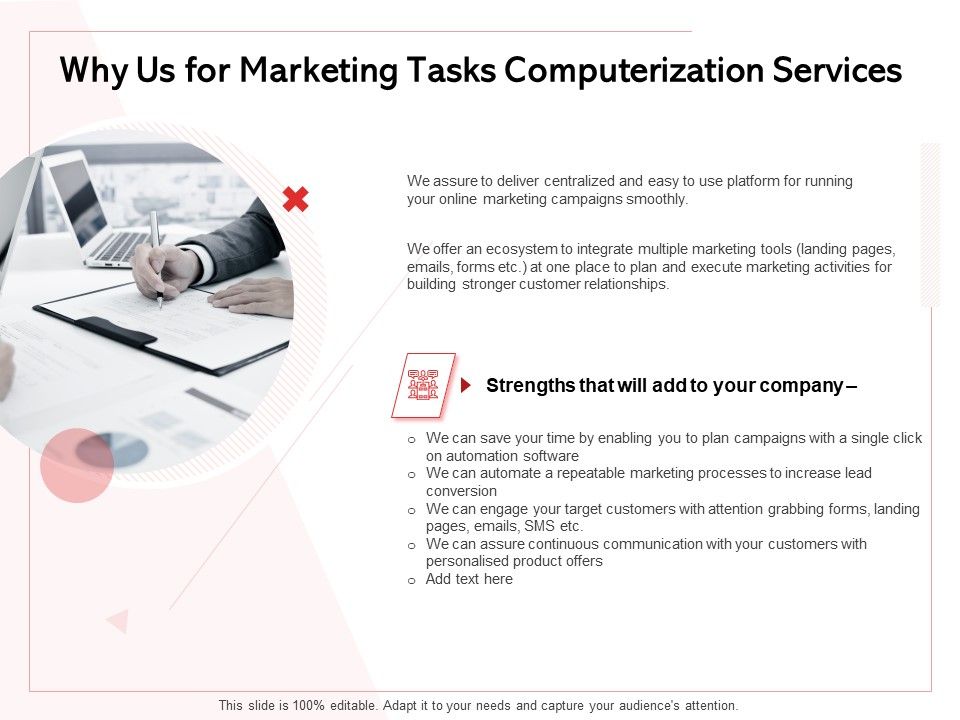 Transforming Marketing Services Through Automation Proposal Why Us For