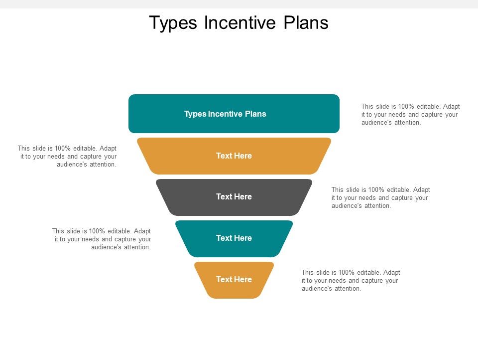 Types Incentive Plans Ppt PowerPoint Presentation Portfolio Demonstration Cpb