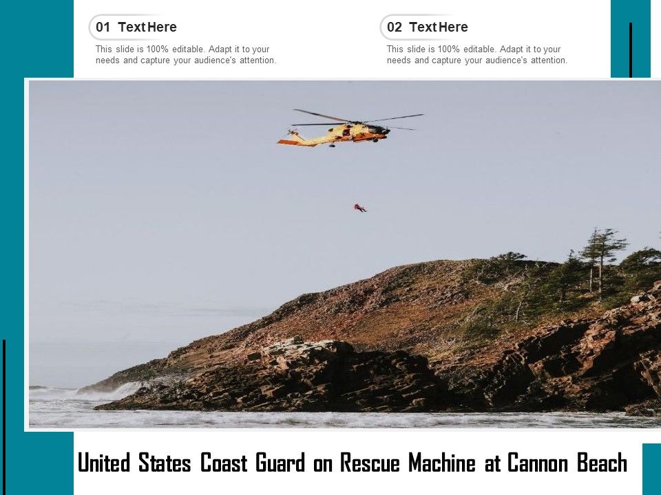 United States Coast Guard On Rescue Machine At Cannon Beach Ppt ...