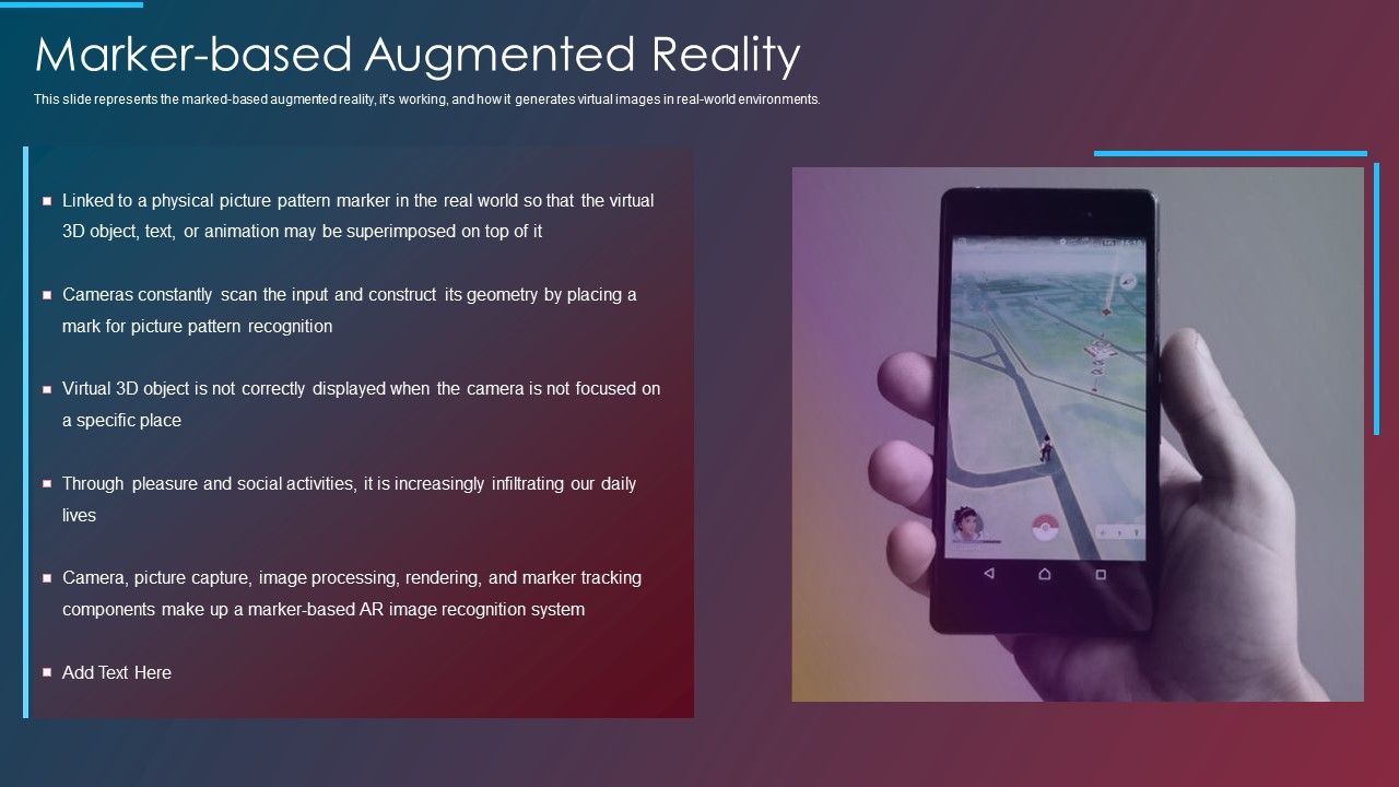 VR And AR IT Marker Based Augmented Reality Ppt Layouts Layouts PDF VR And AR IT Marker Based Augmented Reality Ppt Layouts Layouts PDF