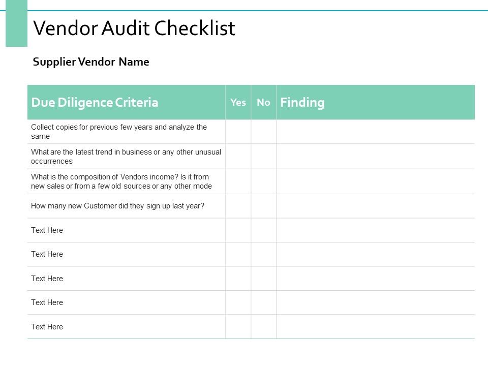 Vendor Audit Checklist Ppt PowerPoint Presentation Layouts Format Vendor Audit Checklist Ppt PowerPoint Presentation Layouts Format