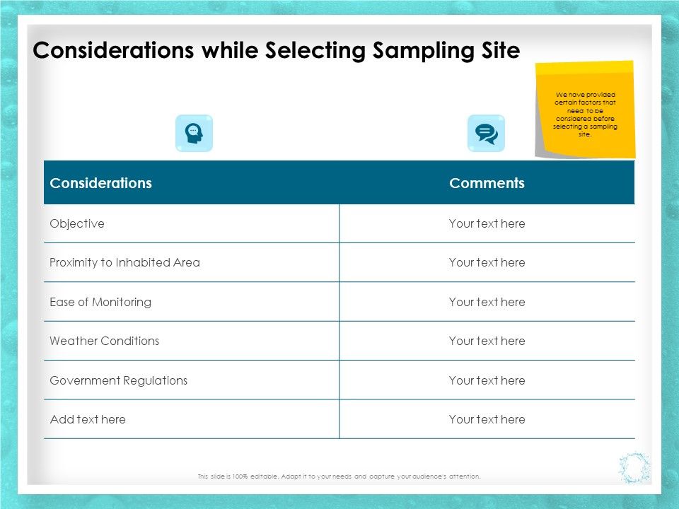 WQM System Considerations While Selecting Sampling Site Ppt PowerPoint ... WQM System Considerations While Selecting Sampling Site Ppt PowerPoint ...