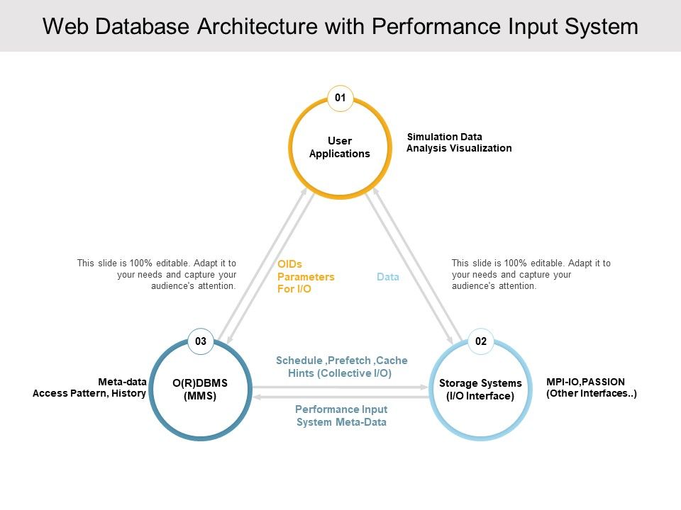 Web Database Architecture With Performance Input System Ppt Powerpoint 2103