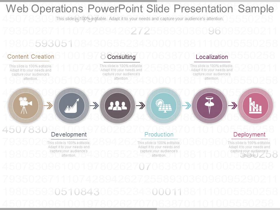Web Operations Powerpoint Slide Presentation Sample