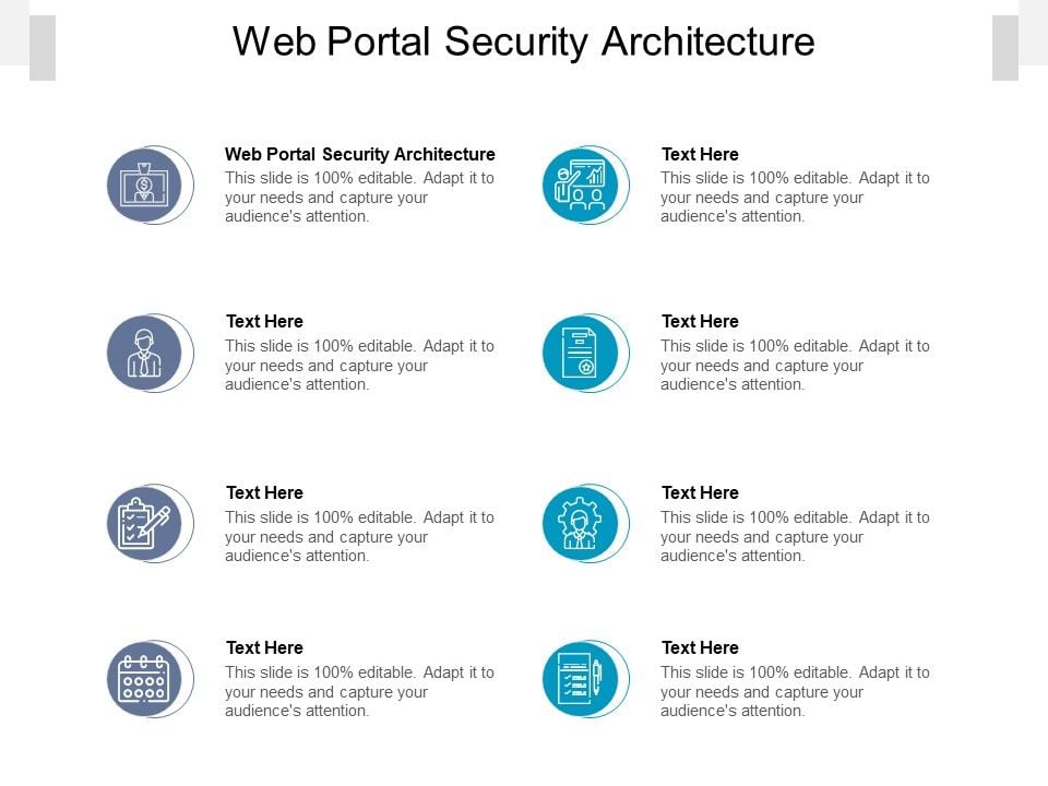 Web Portal Security Architecture Ppt Powerpoint Presentation File
