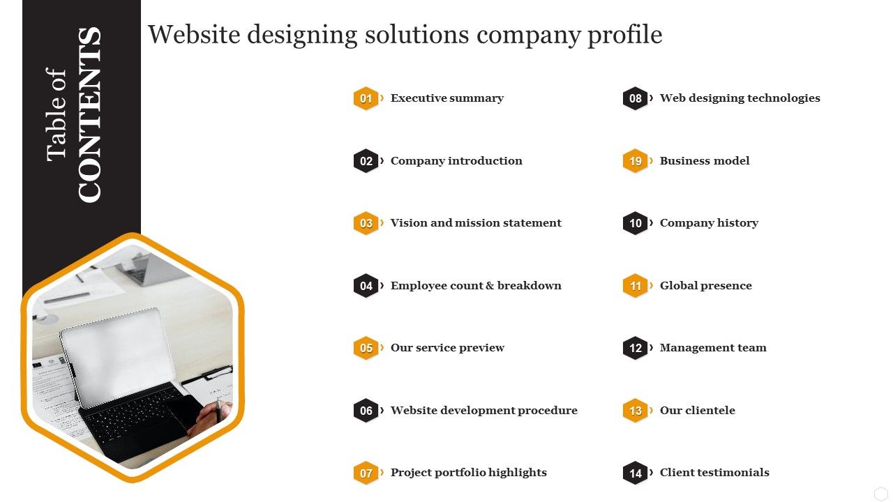 Website Designing Solutions Company Profile Table Of Contents Formats PDF Website Designing Solutions Company Profile Table Of Contents Formats PDF