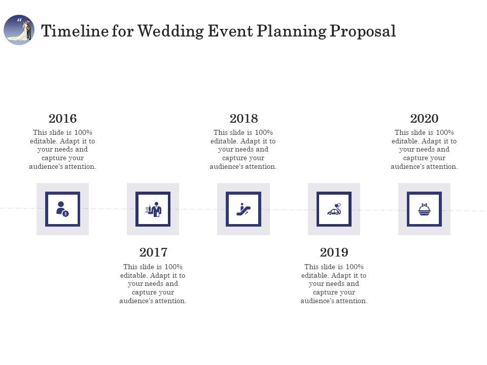Wedding Affair Management Timeline For Wedding Event Planning Proposal Intr