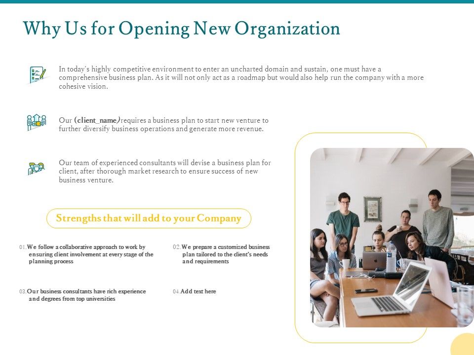 Why Us For Opening New Organization Ppt PowerPoint Presentation ...