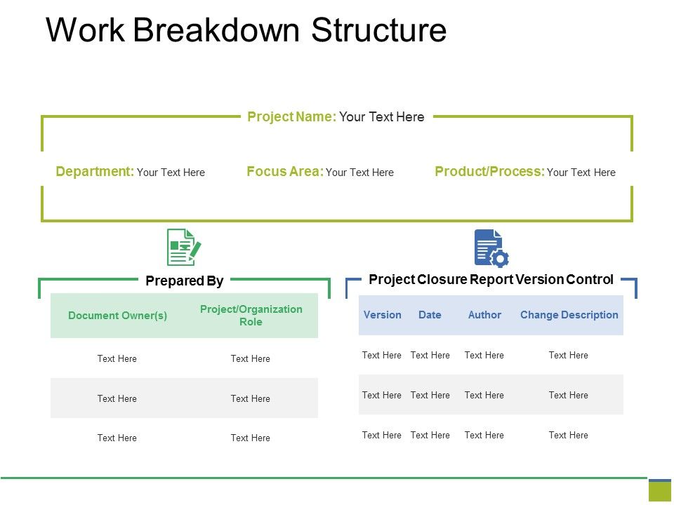 Work Breakdown Structure Ppt Powerpoint Presentation Profess