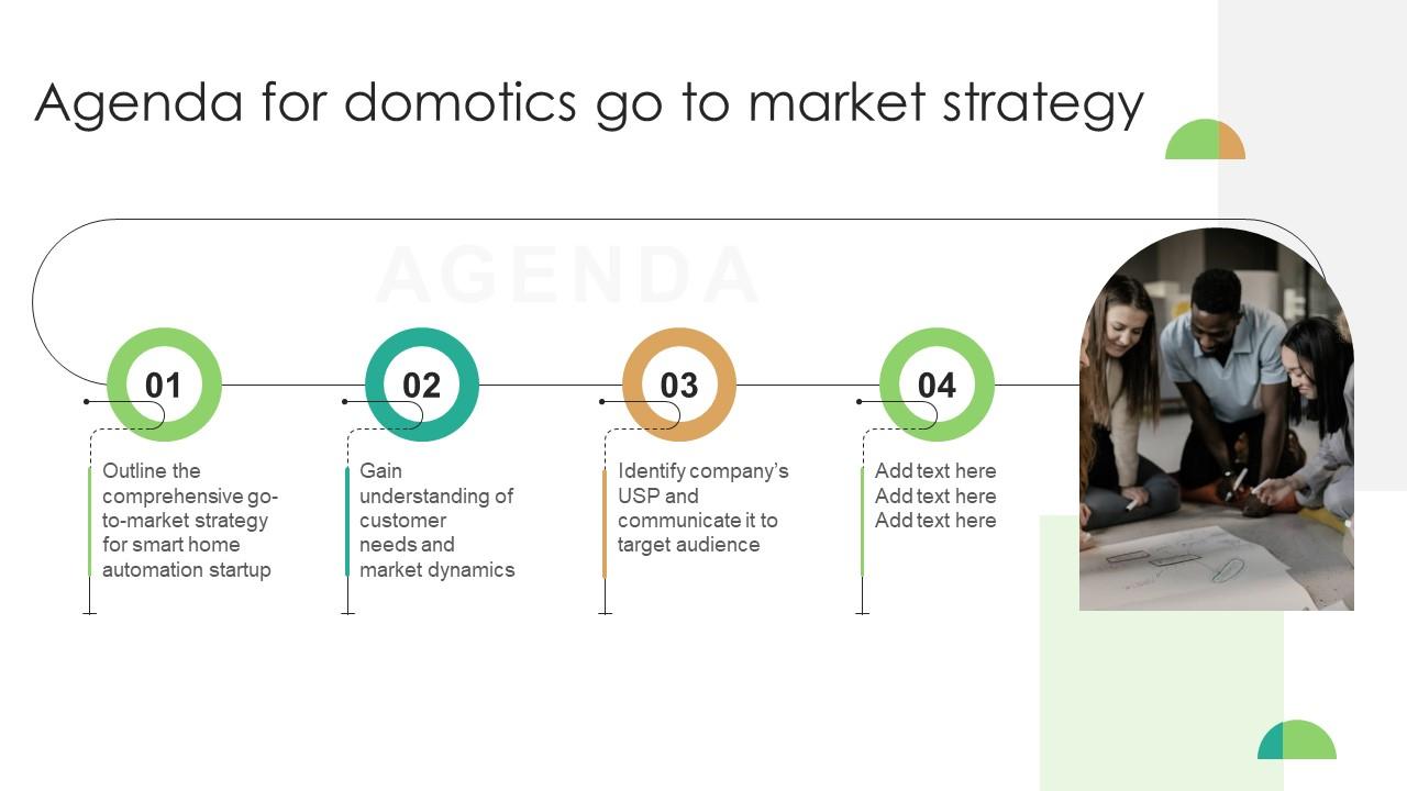 Agenda For Domotics Go To Market Strategy GTM SS V Agenda For Domotics Go To Market Strategy GTM SS V