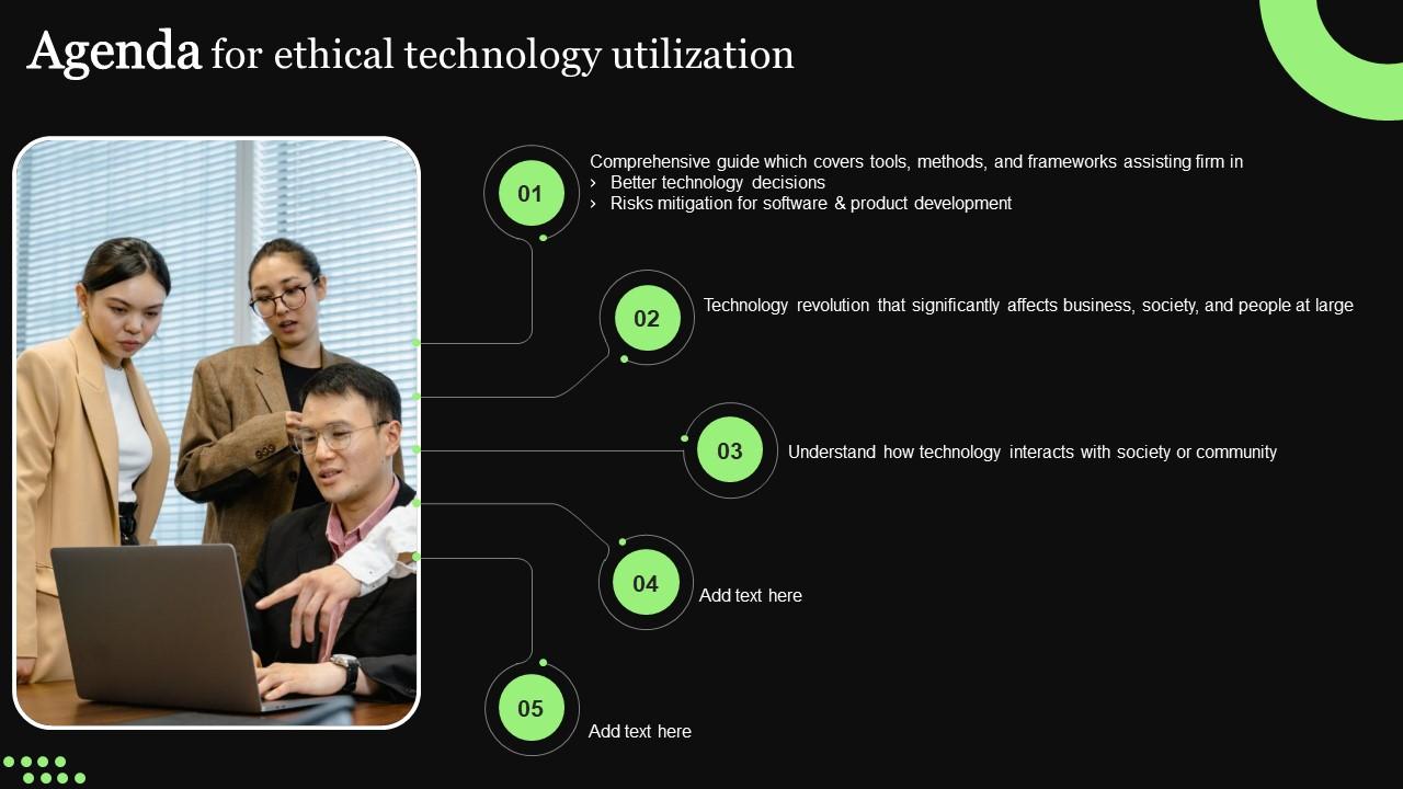 Agenda For Ethical Technology Utilization Graphics Pdf