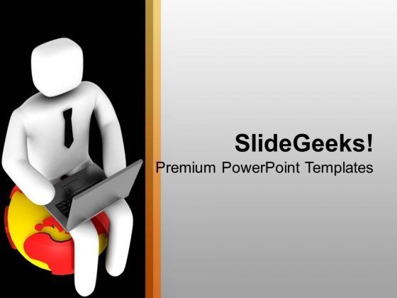 Be Connected With World By Internet PowerPoint Templates Ppt ...
