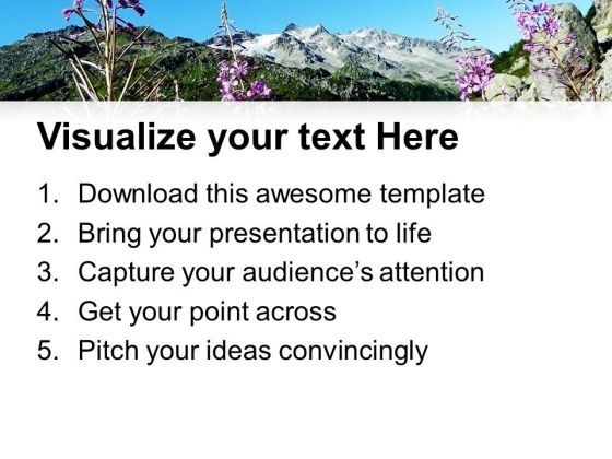 Beautiful Scenatic View Theme PowerPoint Templates Ppt Backgrounds For ...