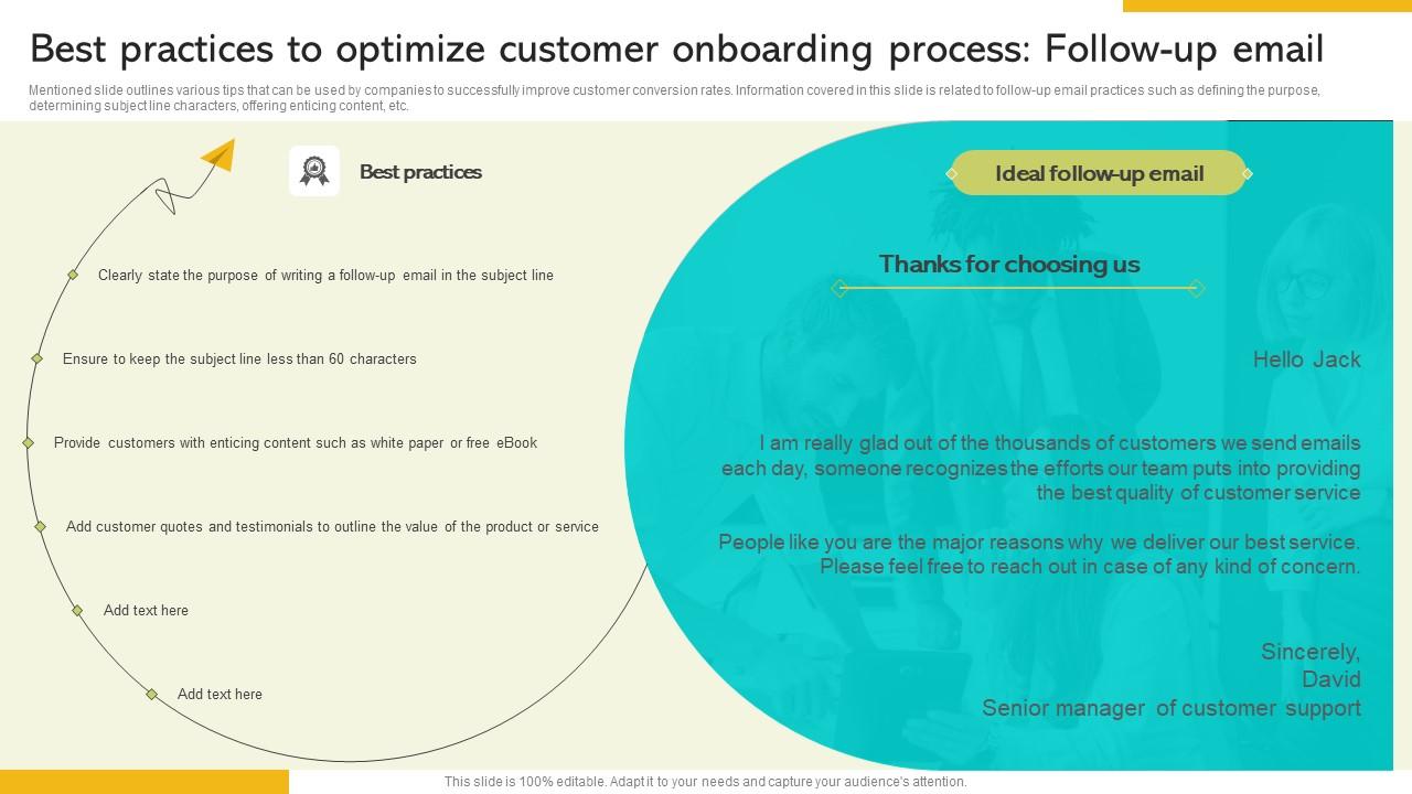 Best Practices To Optimize Customer Onboarding Implementing Strategies To Enhance Information Pdf