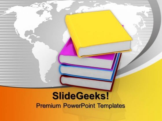 Book Education PowerPoint Templates And PowerPoint Themes 1012