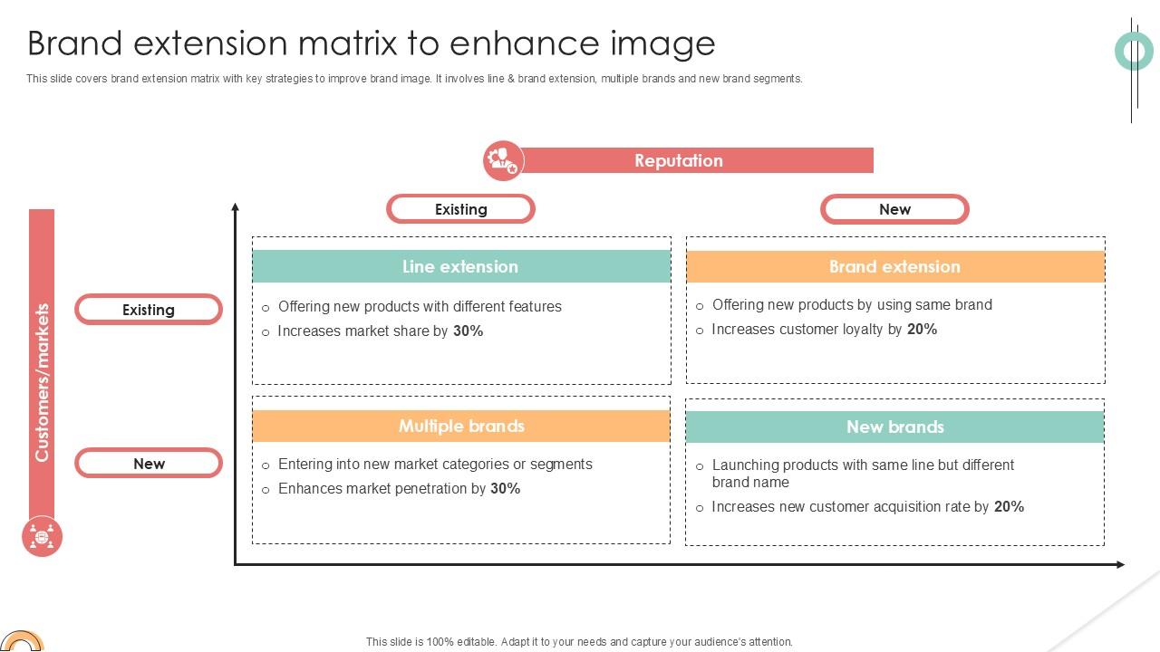 Brand Extension Matrix To Implementing Product Diversification PPT Slide Strategy SS V