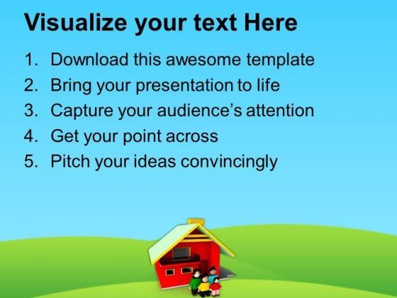 Build A Dream Home For Your Family PowerPoint Templates Ppt Backgrounds ...