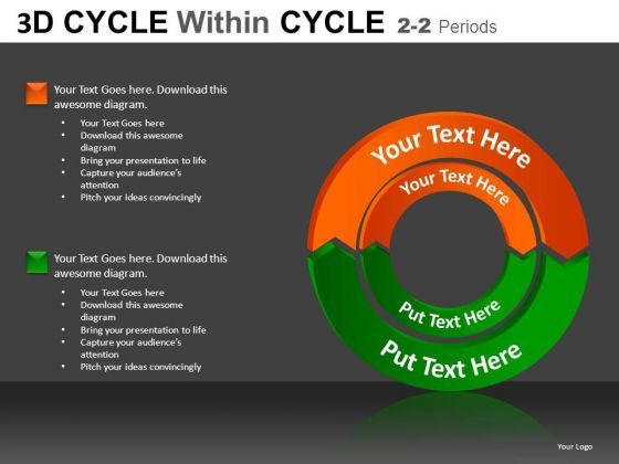 Business 3d Cycle Within Cycle PowerPoint Slides And Ppt Diagram Templates