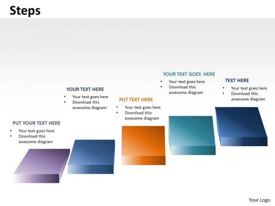 Business Cycle Diagram 5 Steps Diagram For Linear Business Growth Sales ...