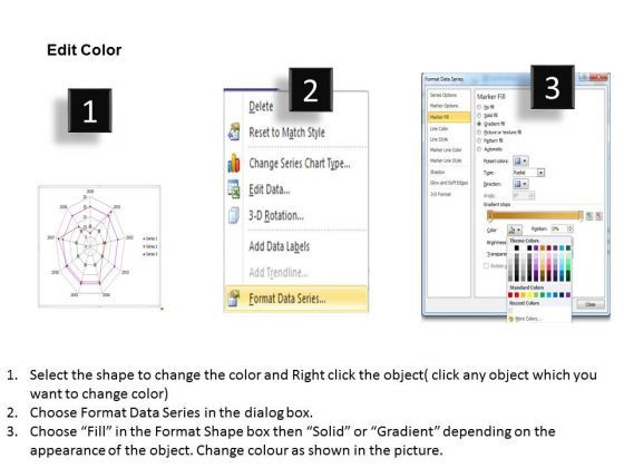 Business Data Analysis Chart Comparing Multiple Entities PowerPoint ...
