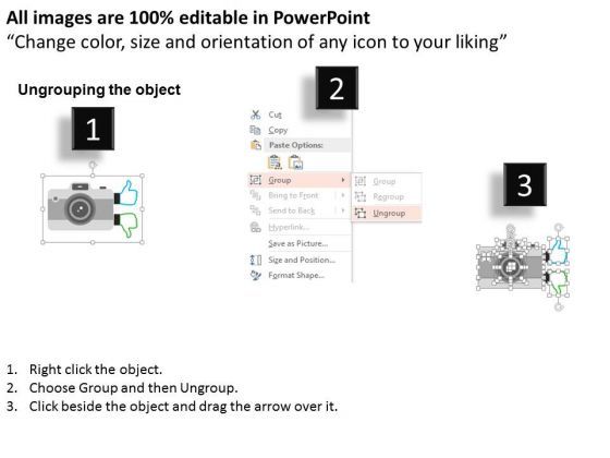 Business Diagram Camera With Pros And Cons Icons Presentation Template