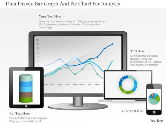 Business Diagram Data Driven Bar Graph And Pie Chart For Analysis ... Business Diagram Data Driven Bar Graph And Pie Chart For Analysis ...