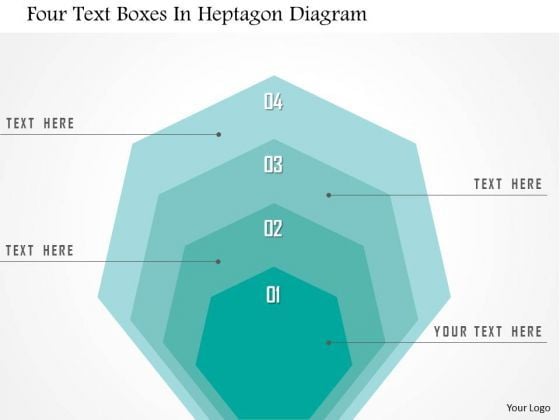 Business Diagram Four Text Boxes In Heptagon Diagram Presentation Template Business Diagram Four Text Boxes In Heptagon Diagram Presentation Template