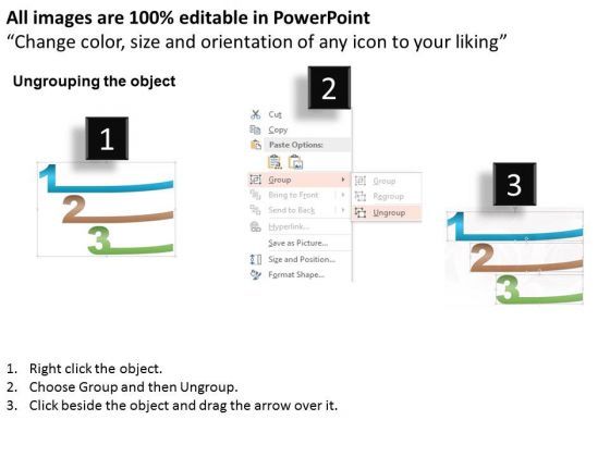 Business Diagram Three Numeric Text Boxes For Data Representation 9858