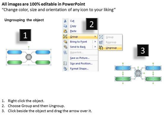 Business Entity Diagram PowerPoint Templates Download Process Slides