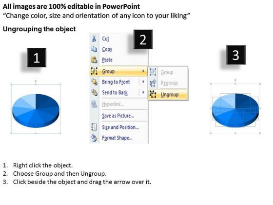 Business Finance Strategy Development 3d List Pie Circular 1 Consulting Diagram